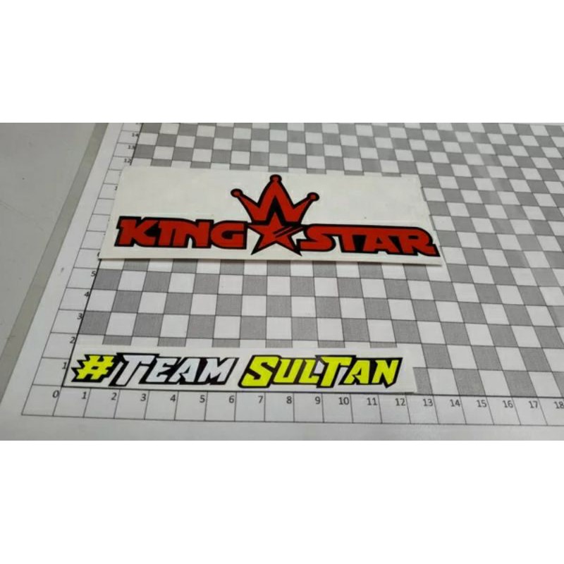 Jual stiker visor helm team sultan | Shopee Indonesia