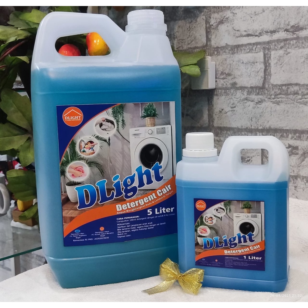 Jual Liquid Detergent D'LIGHT / Detergent Cair 1Liter | Shopee Indonesia