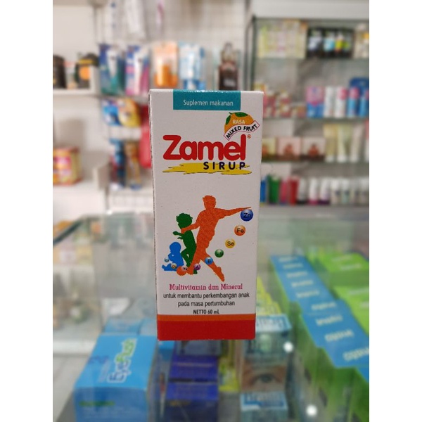 Jual Zamel Sirup 60ML Multivitamin & Mineral | Shopee Indonesia