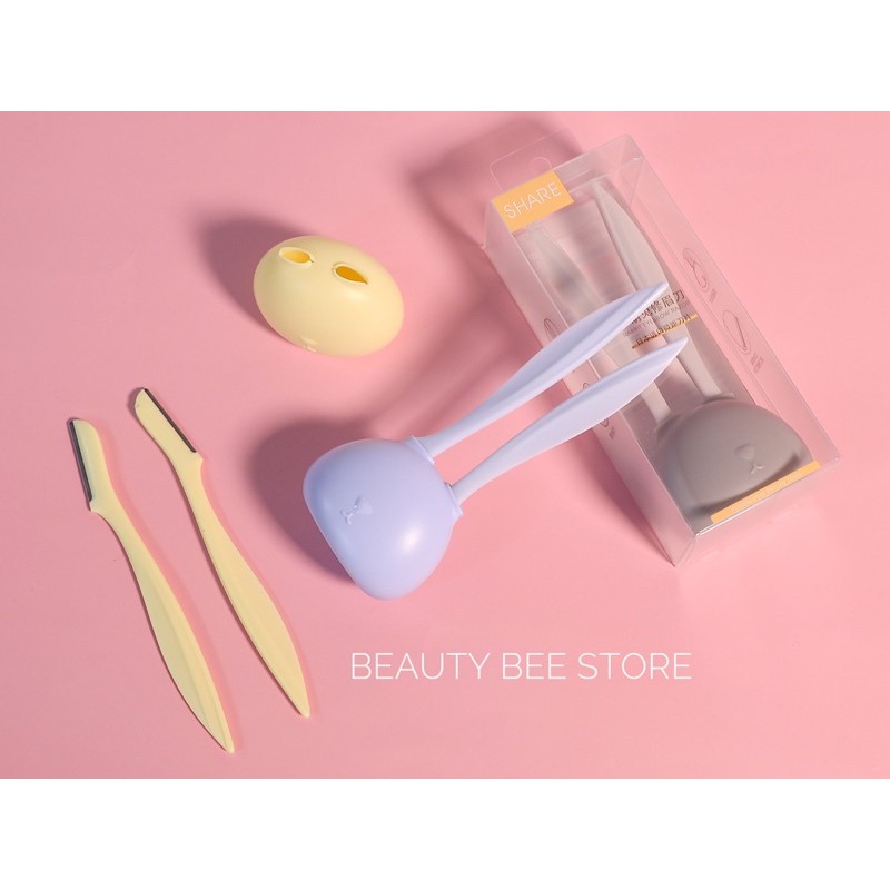 Jual BEAUTYBEE BUNNY EYEBROW RAZOR / PISAU PENCUKUR ALIS STAINLESS ...