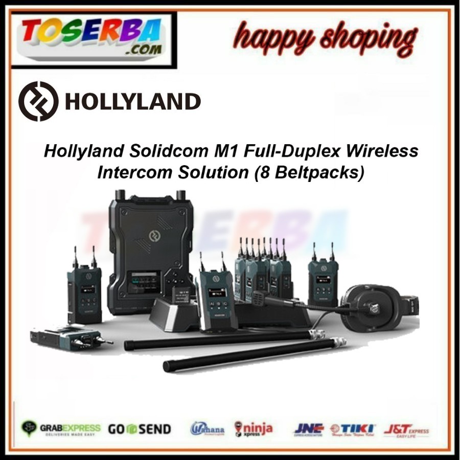 Jual Hollyland Solidcom M1 Wireless Intercom Solution 8 Belt pack ...