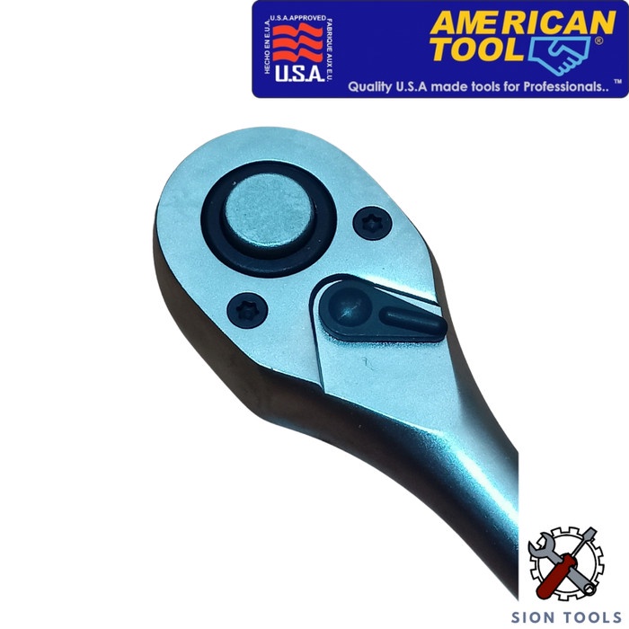 Jual AMERICAN TOOL RATCHET HANDLE SATIN FINISHED 72 TEETH 1/2 X 10 INCH ...