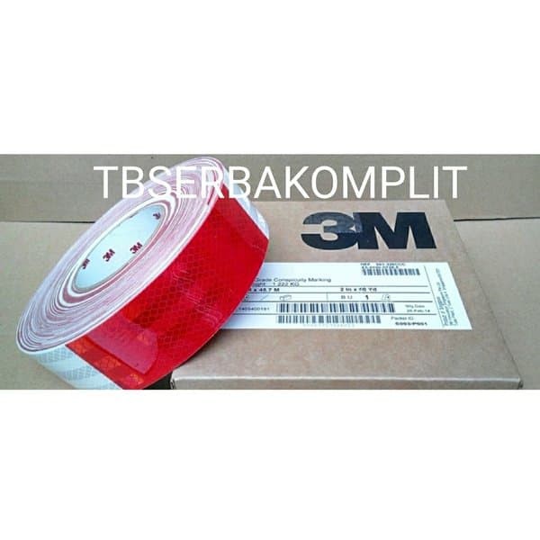 Jual Lakban 3M ORI Marking Tape 2 in x 45m Scotchlite Safety Reflective ...