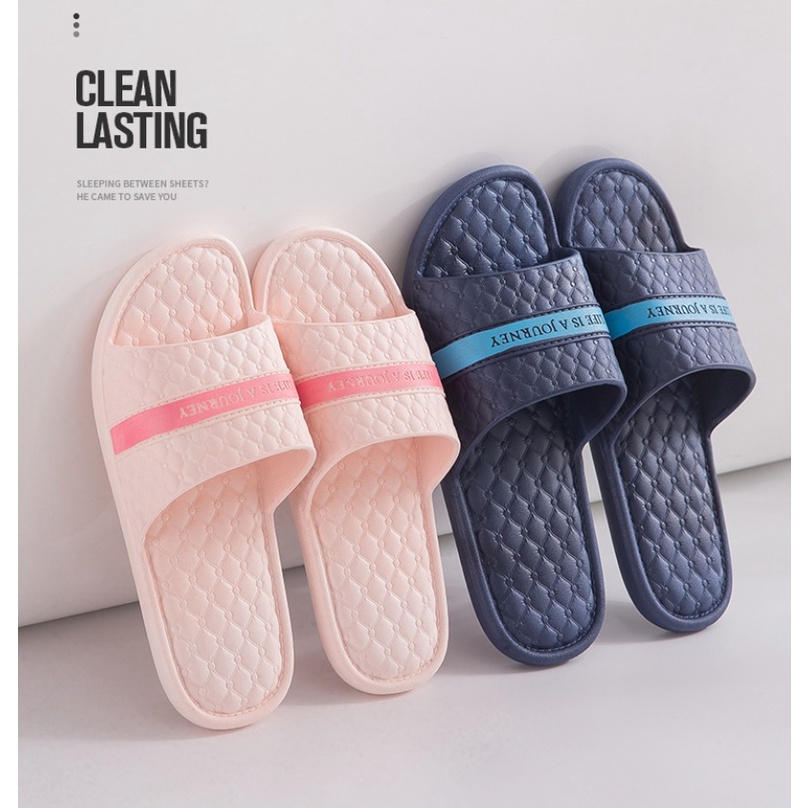 Jual Sandal Rumah Pria Wanita Ringan Empuk Nyaman Anti Slip Slipper ...