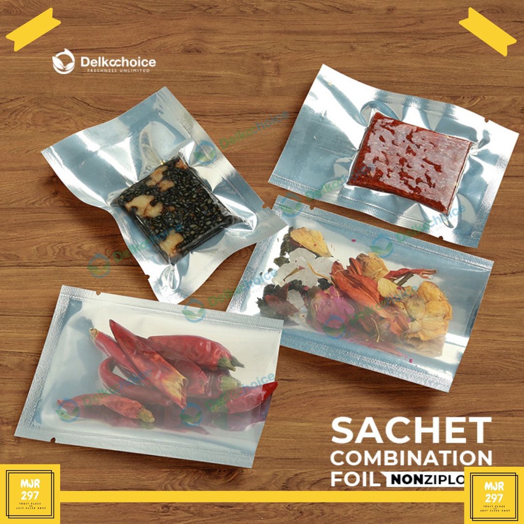 Jual PLASTIK KEMASAN SACHET SASET KOPI ALUMUNIUM FOIL GUSET DELKOCHOICE ...