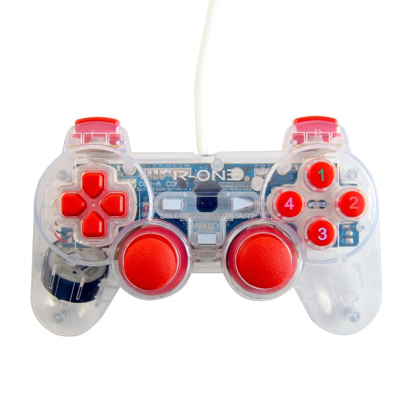 Jual JOYSTICK MURAH TRANSPARAN GAMEPAD SINGLE R-ONE STIK PS LAPTOP ...