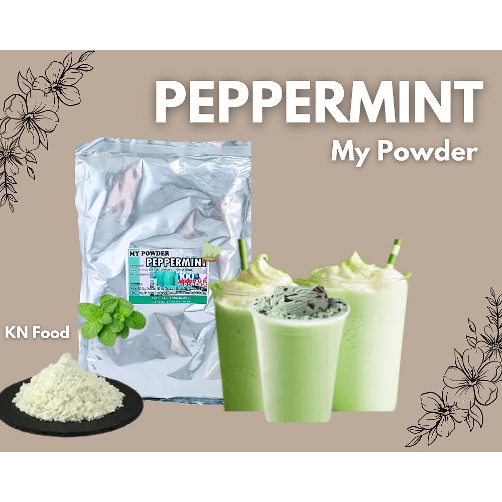 Jual Bubuk Minuman Mint - Powder Peppermint 1Kg - Bubuk Minuman Rasa ...