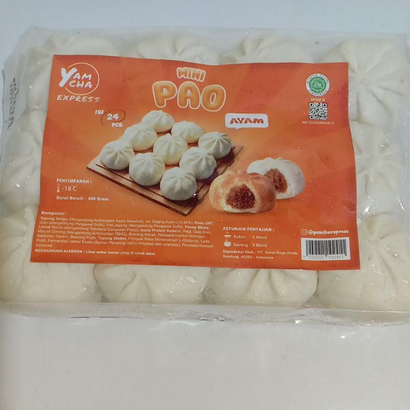 Jual MINI PAO AYAM 408 GR TINGGAL KUKUS ATAU GORENG 5 MENIT | Shopee ...