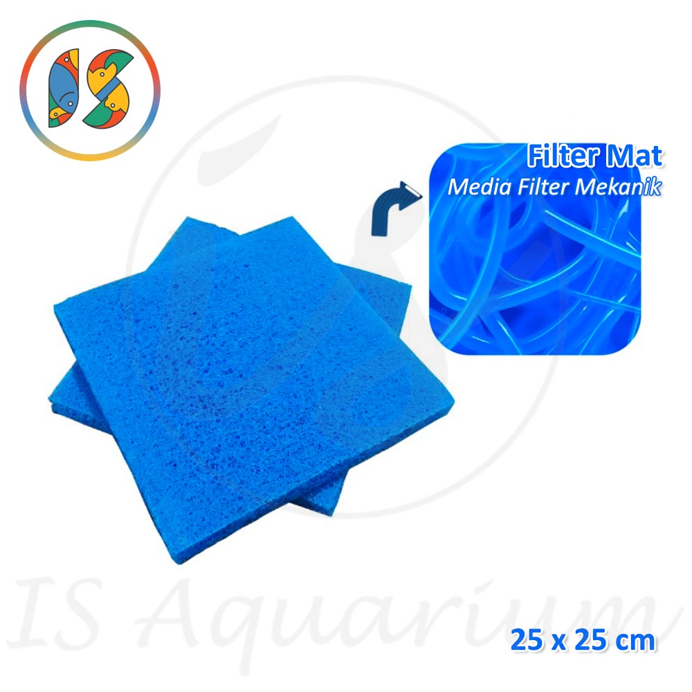 Jual Filter Mat Hi-Density 25x25cm Media Filter Biru Japmat Kolam Matt ...