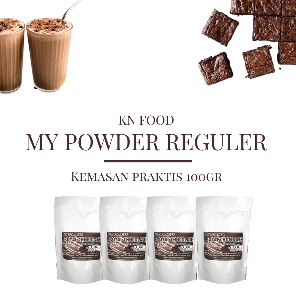 Jual My powder ROYAL COKLAT powder 1 ons Bubuk minuman drink powder ...