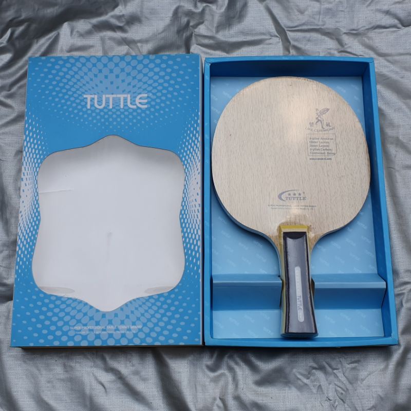 Jual tuttle like ceremony carbon fl bat bet blade ping pong | Shopee Indonesia