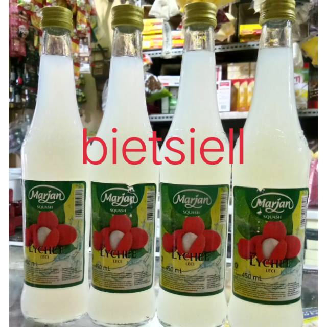 Jual marjan squash sirup leci lychee 450 ml | Shopee Indonesia