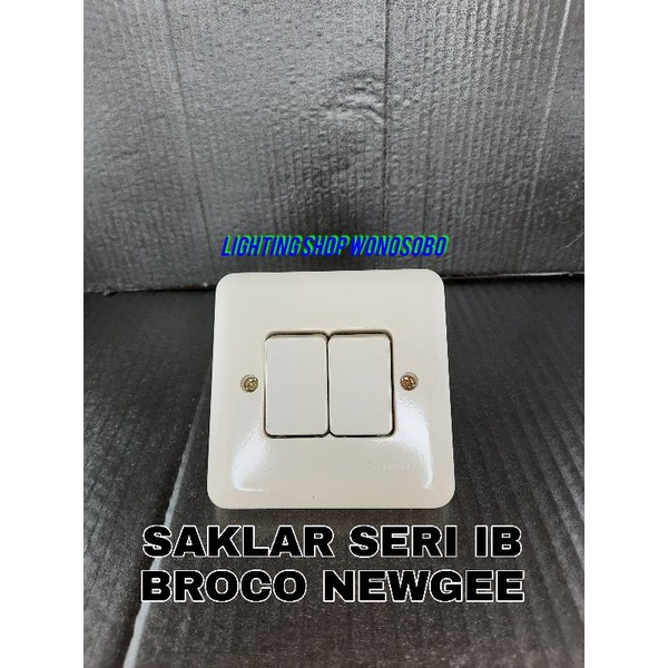 Jual SAKLAR BROCO/ SAKLAR GANDA BROCO / SAKLAR SERI BROCO NEWGEE ...