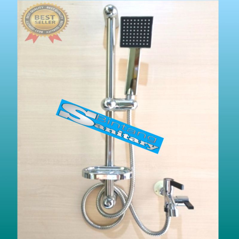 Jual Shower tiang set / shower tiang set kotak + kran cabang / shower mandi | Shopee Indonesia