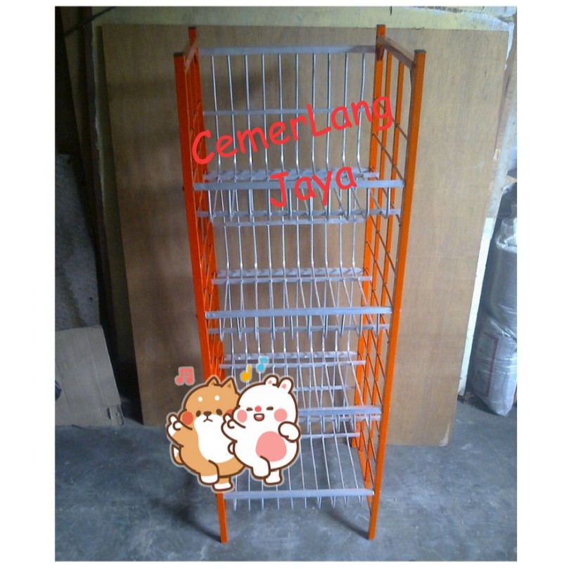 Jual Rak Snack & Papa Roti Aluminium 4 Susun | Shopee Indonesia