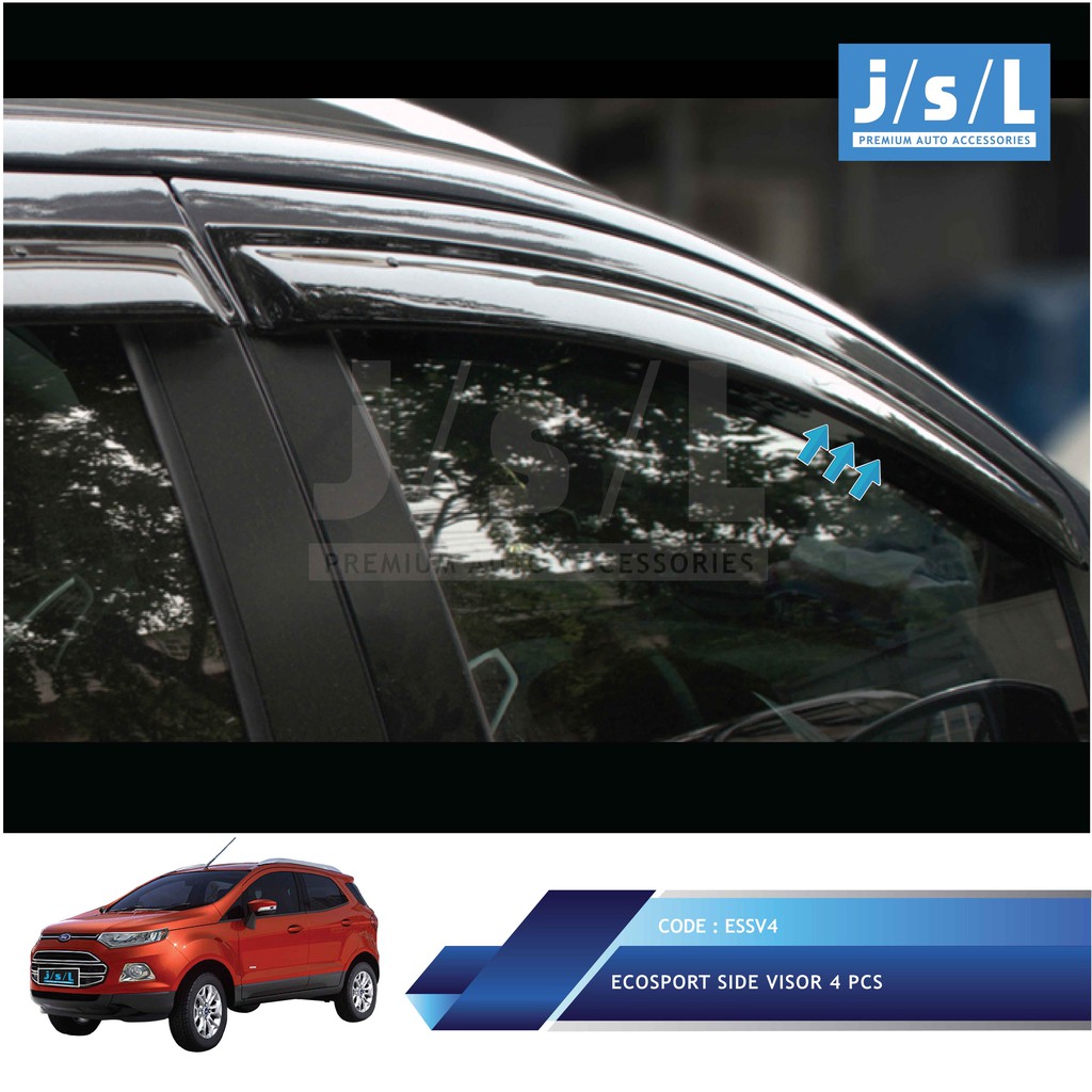 Jual Ford EcoSport Talang Air Injection JSL / Side Visor Injection | Shopee Indonesia