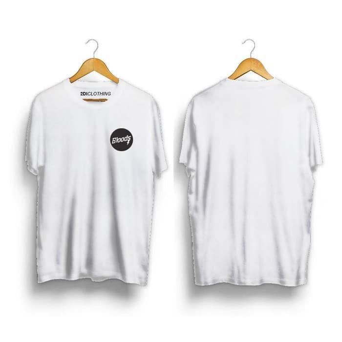 Jual Kaos Baju Obral Combed 30S Distro BLOODS LOGO KECiL BLOOD polos ...