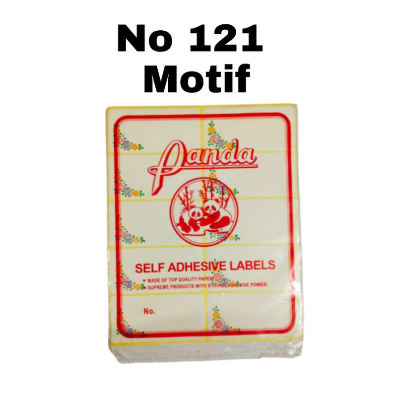 Jual STIKER LABEL / STICKER LABEL NO 121 / NO 103 / NO 108 / NO 123 ...