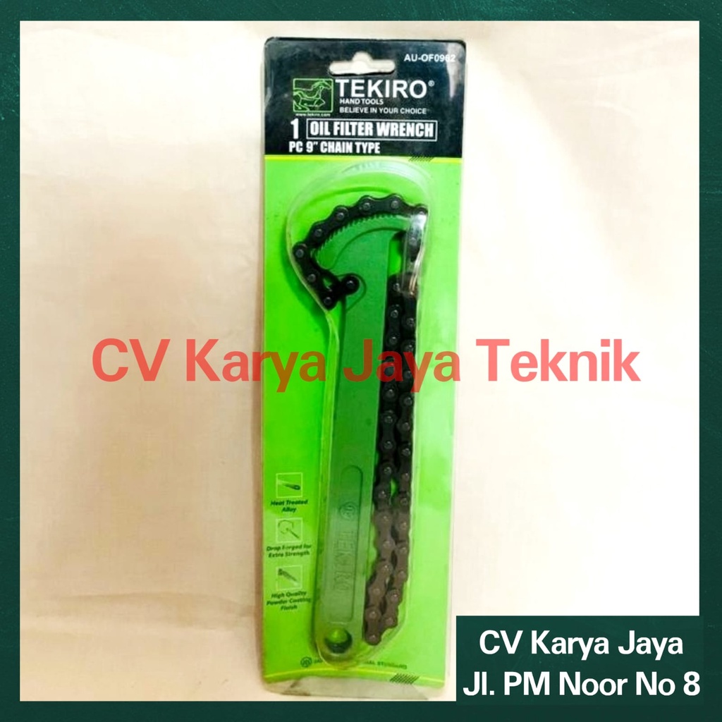 Jual Kunci Filter Rantai 9" Tekiro / Pembuka Filter Oli Mobil Chain ...