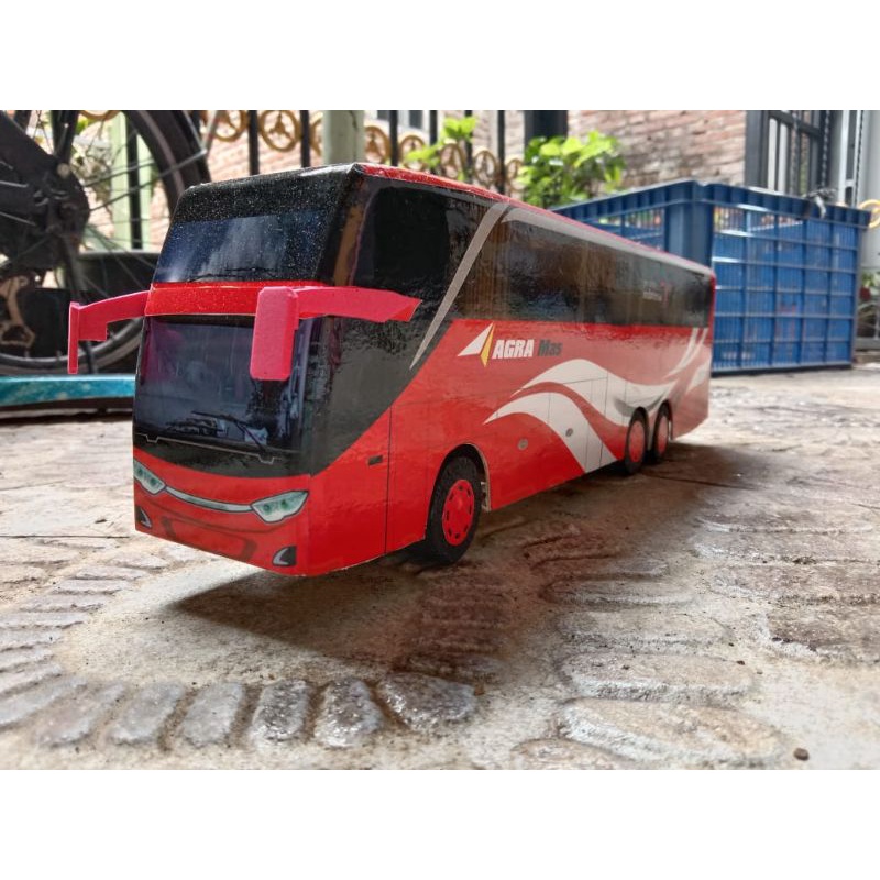 Jual miniatur bus telolet basuri remote control ukuran besar | Shopee ...