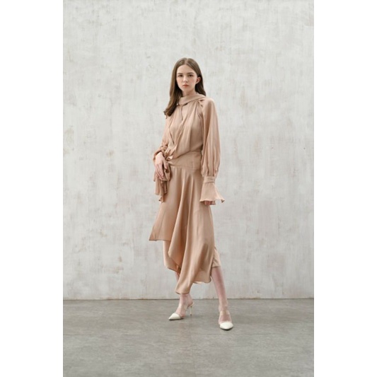 Jual Paisley with Love // Muse Dress in Bronze | Shopee Indonesia