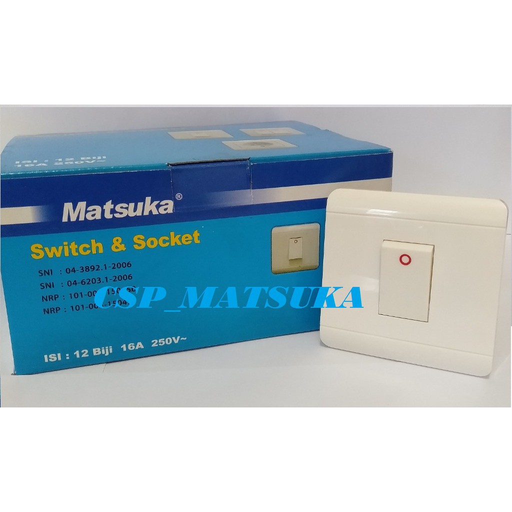 Jual Saklar Engkel Tanam /IB Engkel 5211 Matsuka (SNI) | Shopee Indonesia
