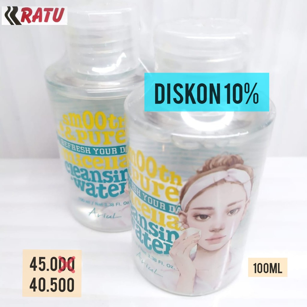 Jual SOCIOLLA AIRUL MICELAR CLEANSING WATER (100ML) | Shopee Indonesia