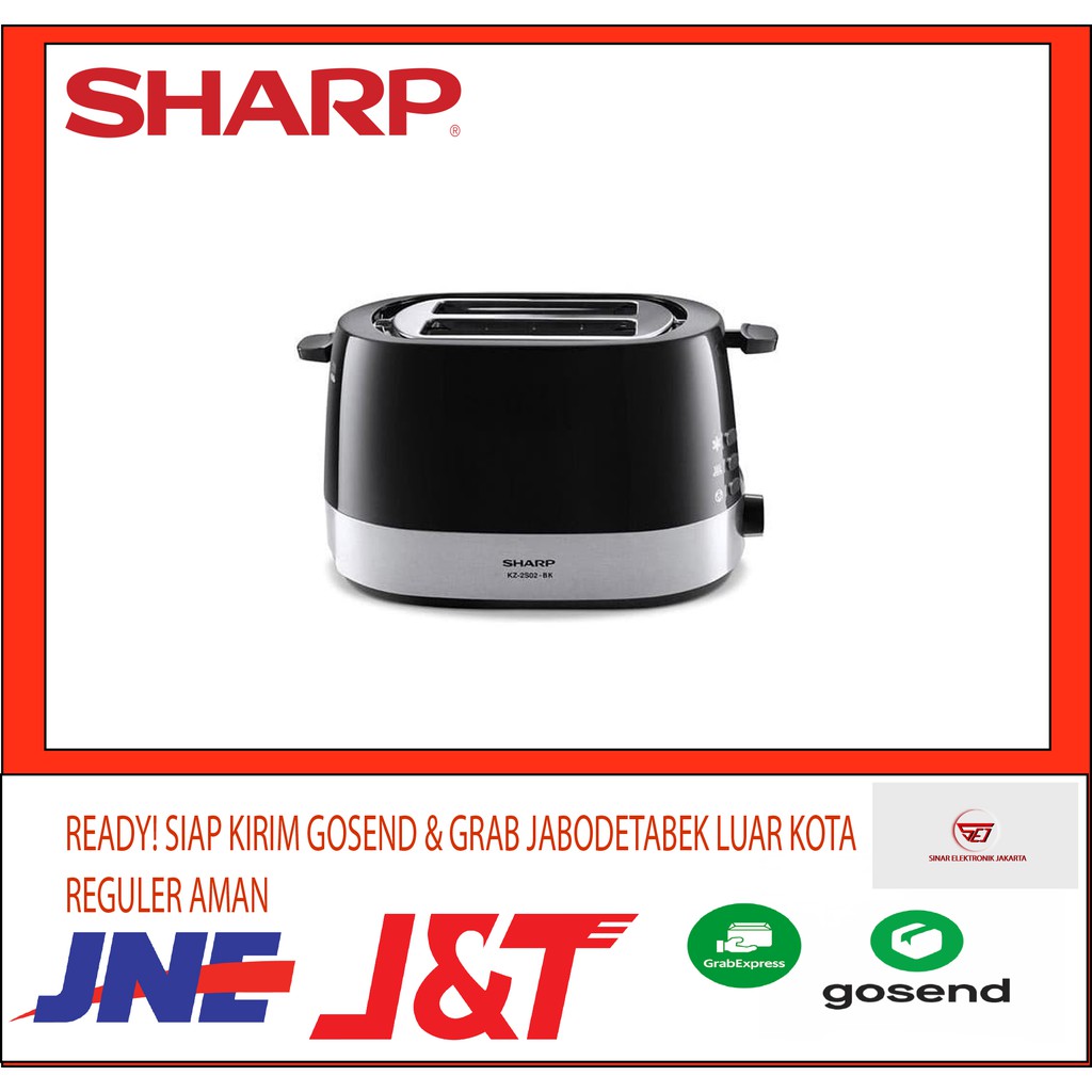Jual Sharp KZ-2S02 BK Toaster Pemanggang Roti Elektrik . Baru ...