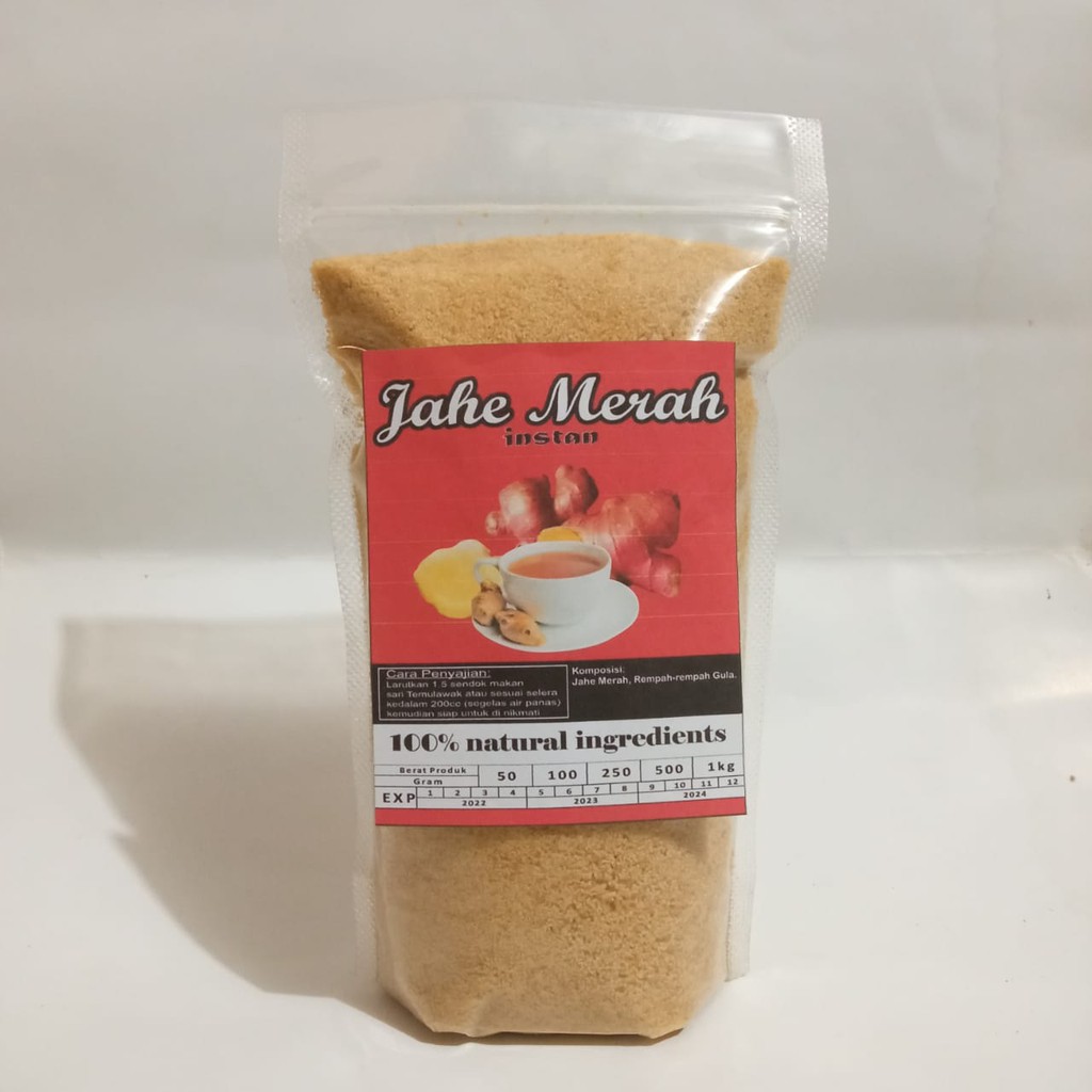 Jual Jahe Merah Bubuk Instan 500 Gram | Shopee Indonesia
