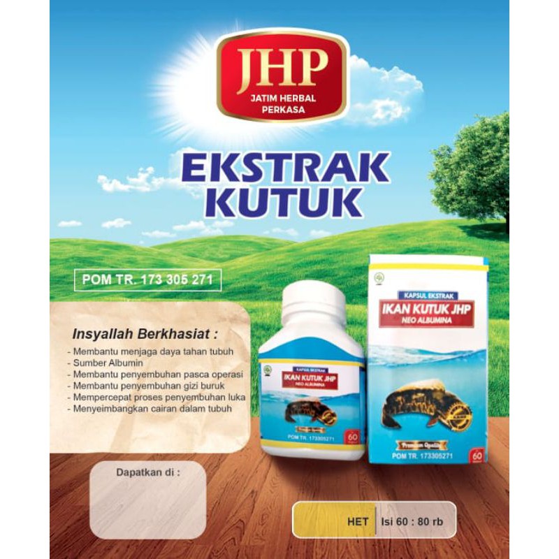 Jual IKAN KUTUK JHP (ekstrak ikan kutuk) 60kapsul | Shopee Indonesia