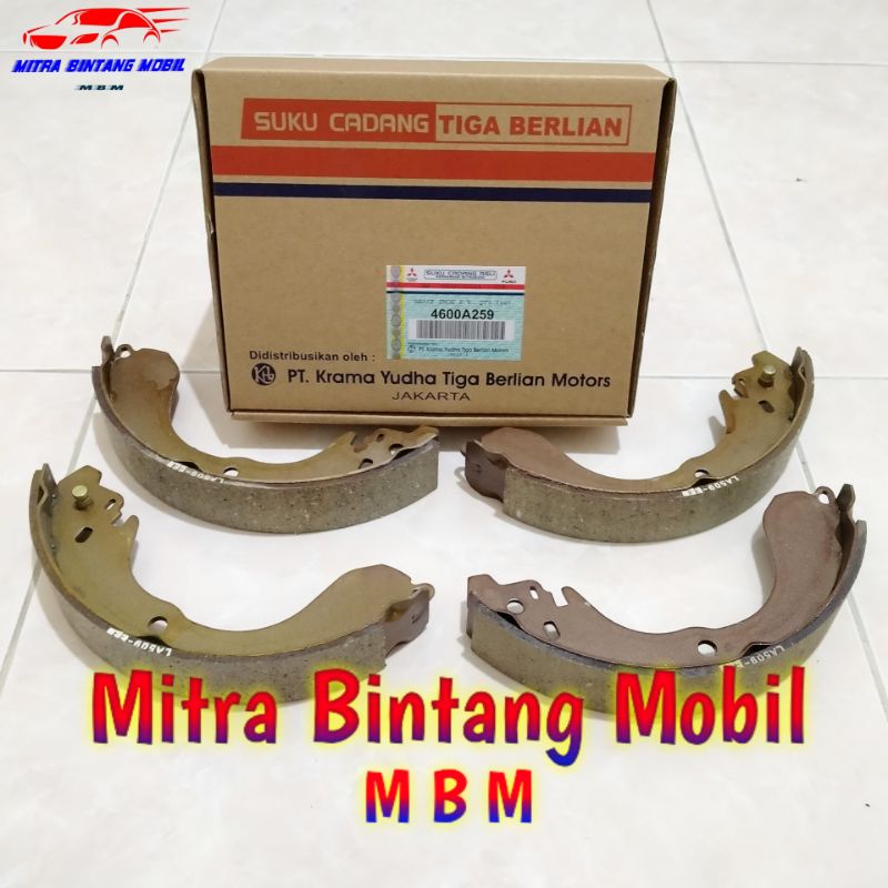 Jual Brake Shoe Kampas Rem Belakang Mitsubishi Xpander X-pander 1Set ...