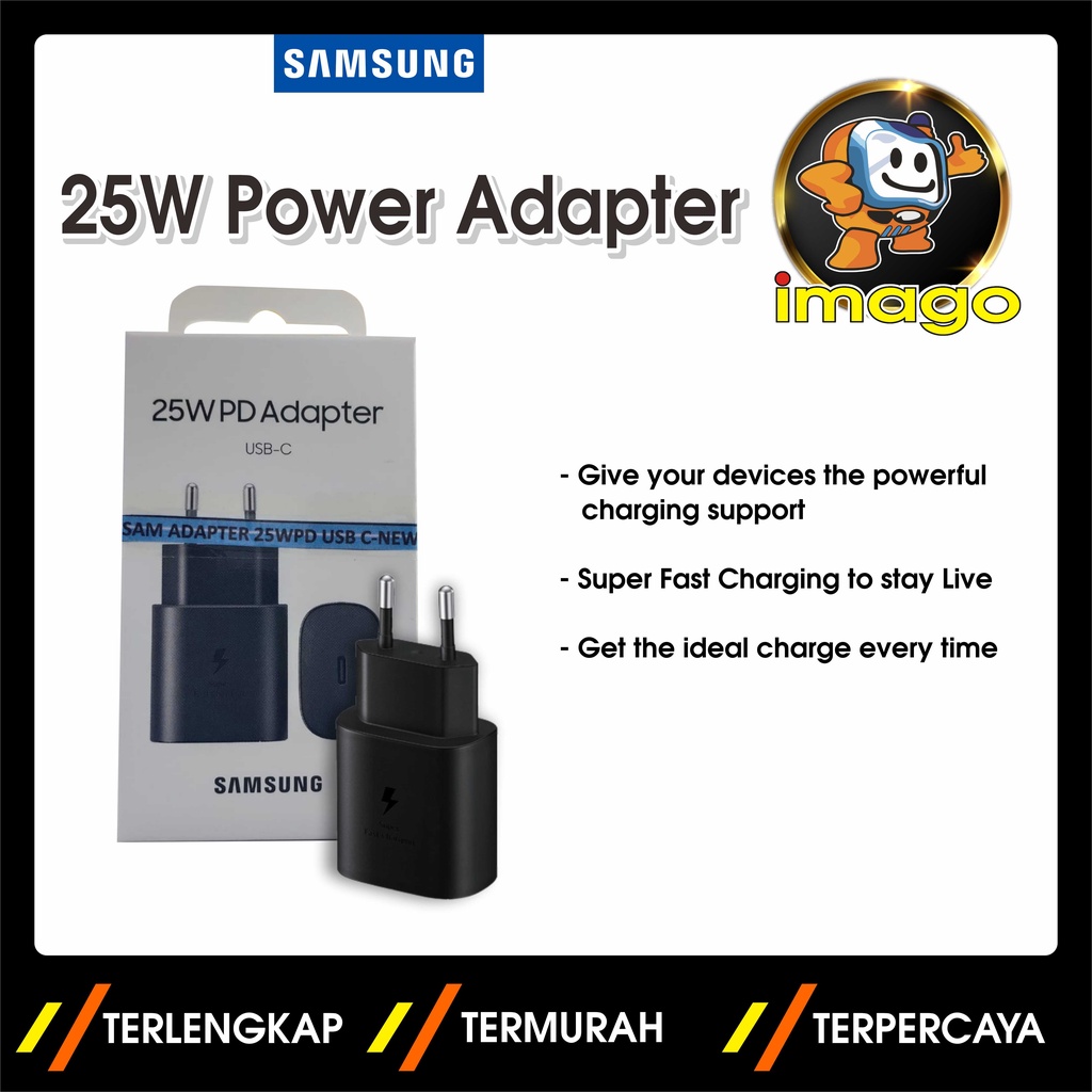 Jual SAMSUNG CHARGER 25W PD ADAPTER | Shopee Indonesia