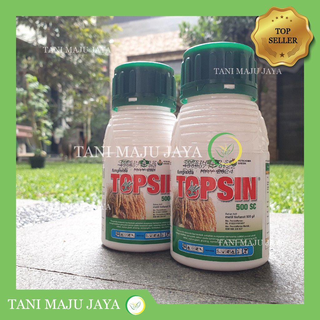 Jual Fungisida Topsin 500SC 100 ml Obat Jamur Tutul Cacar Daun Tanaman ...
