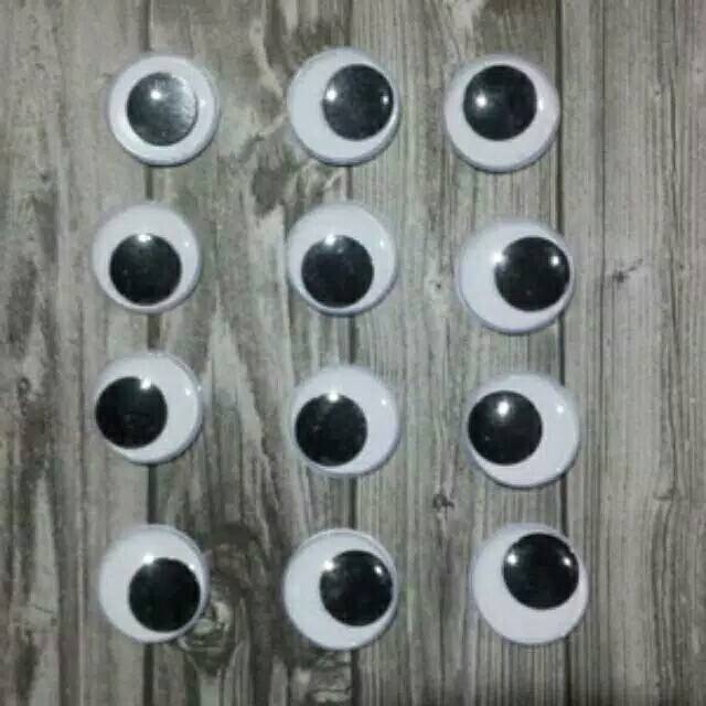 Jual Mata boneka / mata kocak/ mata jalan/ moving eyes per pack ...