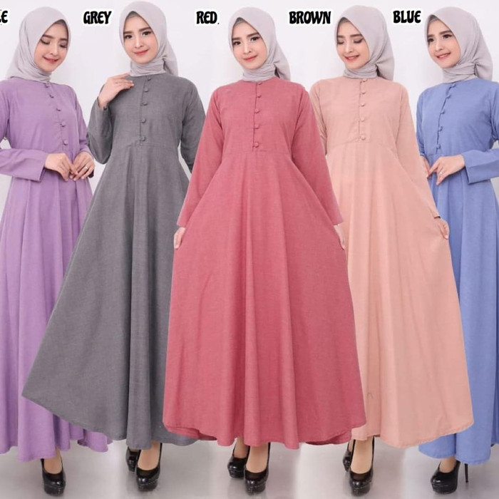 Jual Baju Muslim Premium Muslimah Pakaian Modis Modern Q3X6 Syar'i C ...