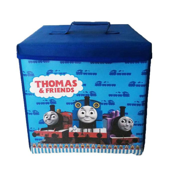 Jual Jual Toy Box Triplek Thomas Biru Benhur Foldable Storage Kotak ...