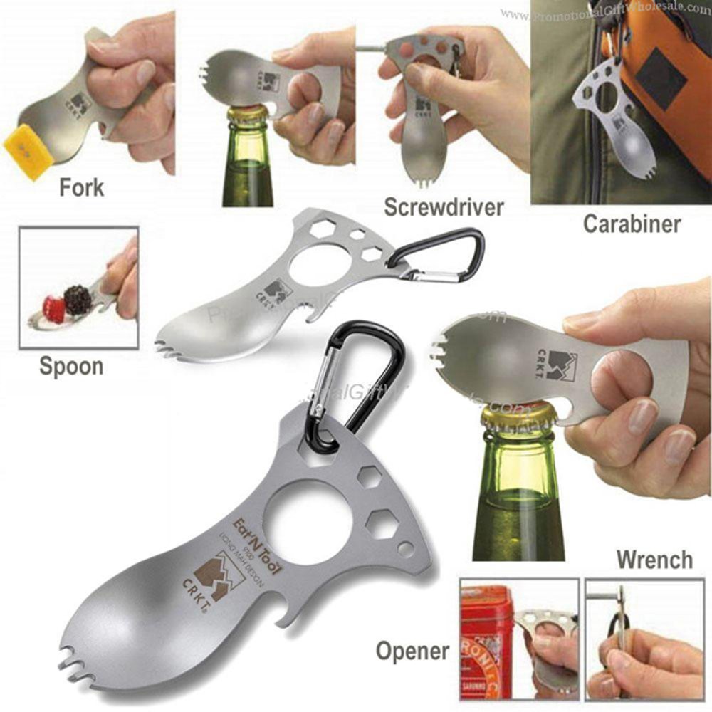 Jual Spoon Set Alat Makan Multifungsi CRKT Eat N Tool EDC Multitools ...