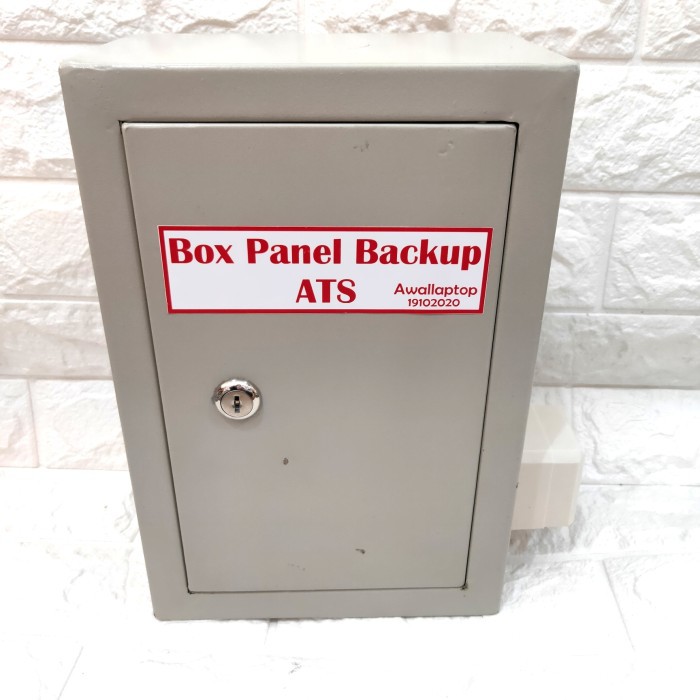 Jual BOX panel ATS automatic transfer switch with charger 12V 24V ...