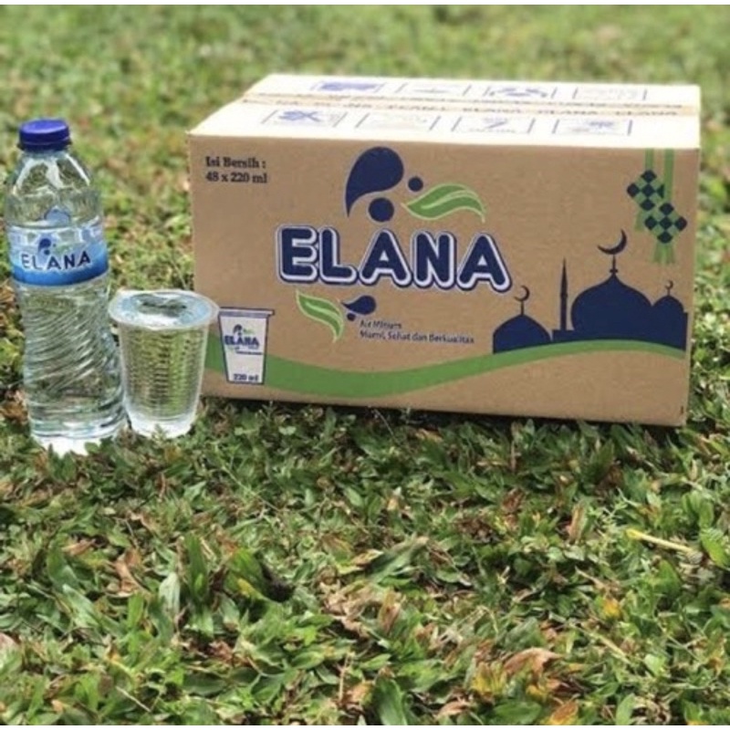 Jual Elana gelas 220ml Air Mineral | Shopee Indonesia