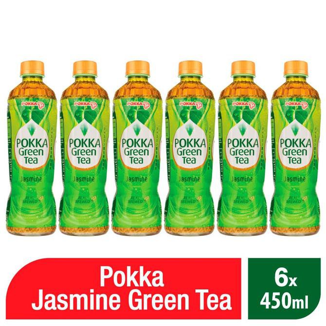 Jual Pokka Jasmine Green Tea - 450 ML ( 6 Pcs ) | Shopee Indonesia