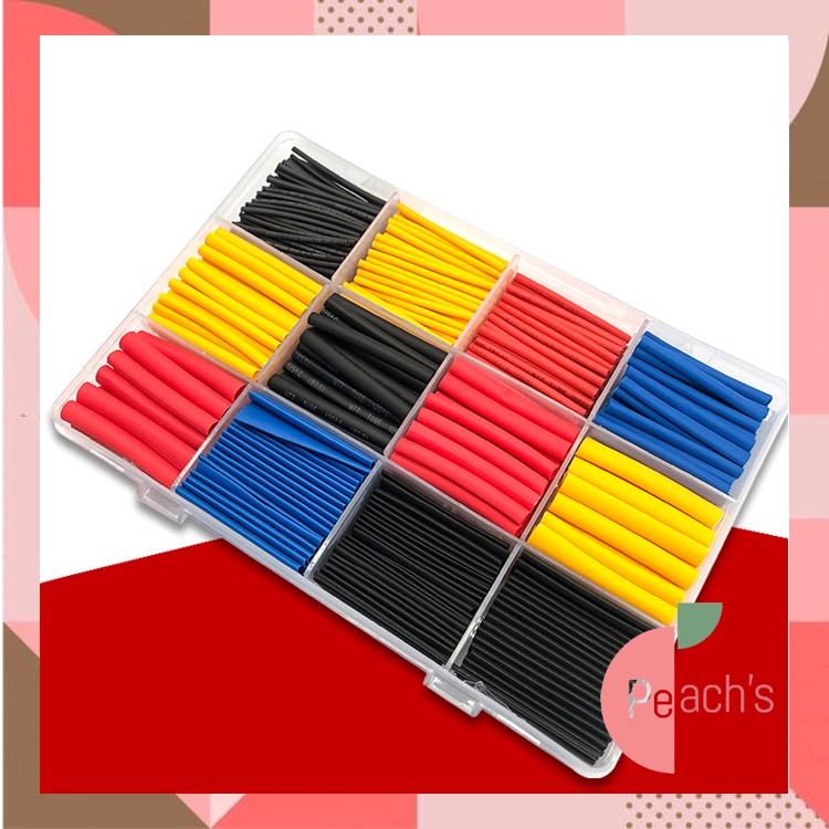 Jual PEACH - Heat Shrink Kabel Bakar Konektor Penyambung Kabel Isolasi ...