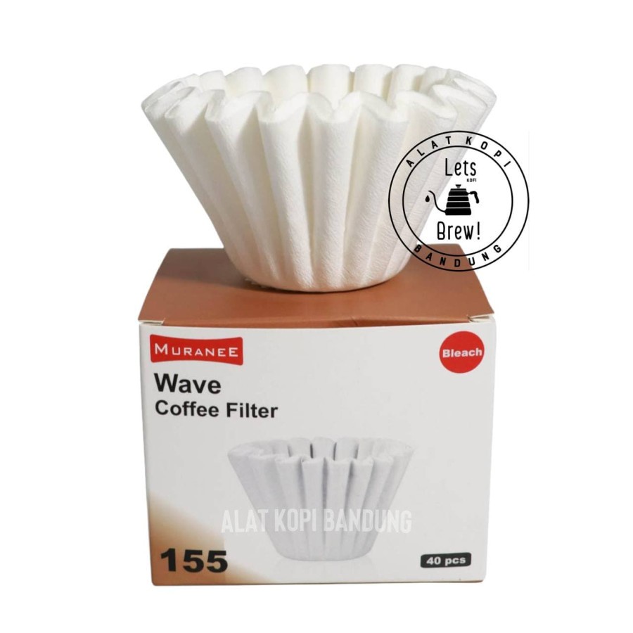 Jual Paper Filter Wave White 40 sheet size 01 dan 02 / Paper filter ...