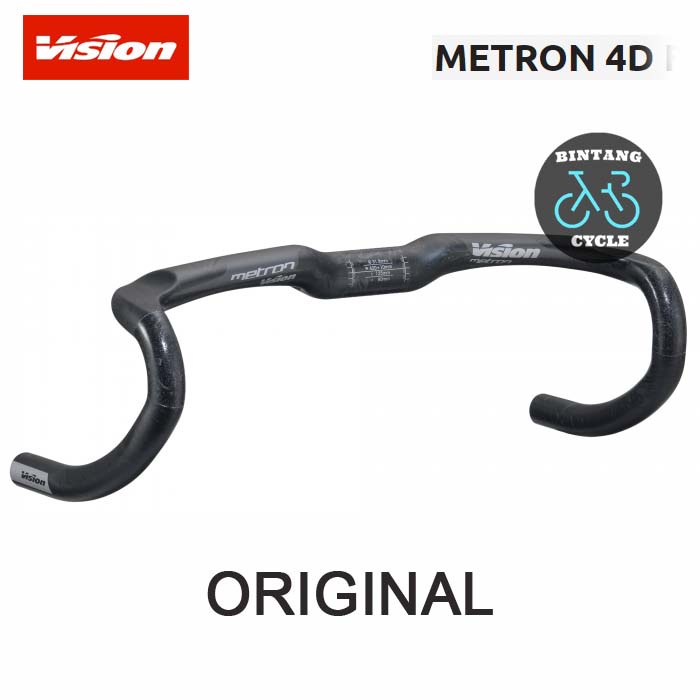 Jual Vision METRON 4D ACR Carbon Handlebar Di2 Internal Cable Tunnel ...