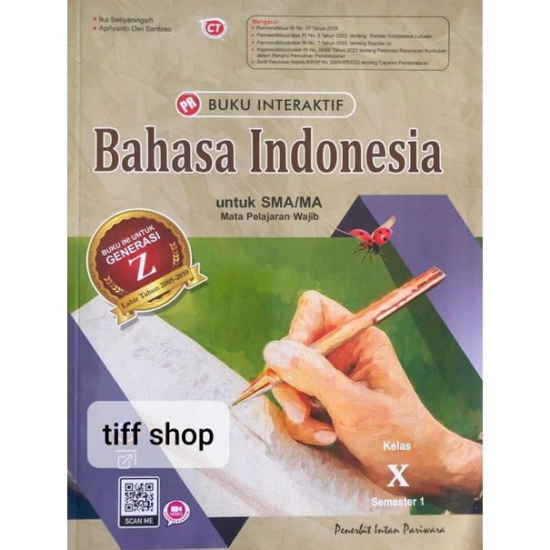 Jual Buku LKS/PR Interaktif Bahasa Indonesia kelas X semester 1 (K13 revisi). .Intan Pariwara ...