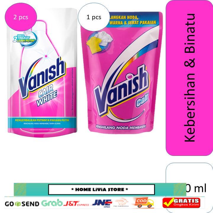 Jual Vanish White Pouch 2 x 750 mL + Vanish Pink 750 mL | Shopee Indonesia
