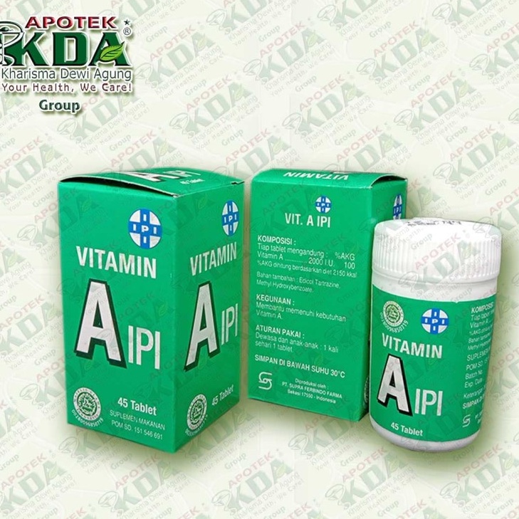 Jual VITAMIN A IPI ISI 45 TABLET | Shopee Indonesia