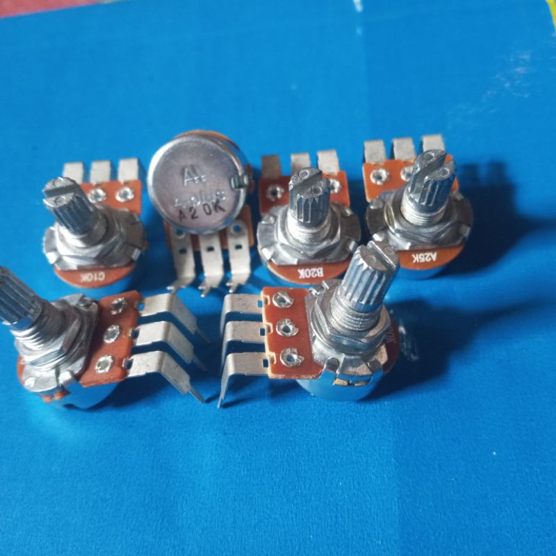 Jual T-AUDIO C10K 10K A-PLUS RIGHT ANGLE SHORT SHAFT POTENSIOMETER ...