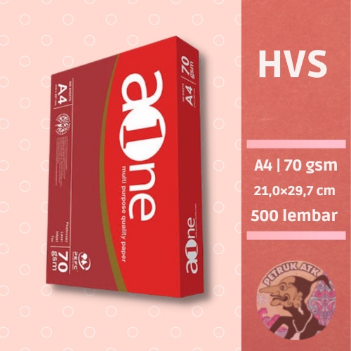 Jual [RIM] KERTAS HVS AONE A4 70 GRAM KERTAS FOTOKOPI | Shopee Indonesia