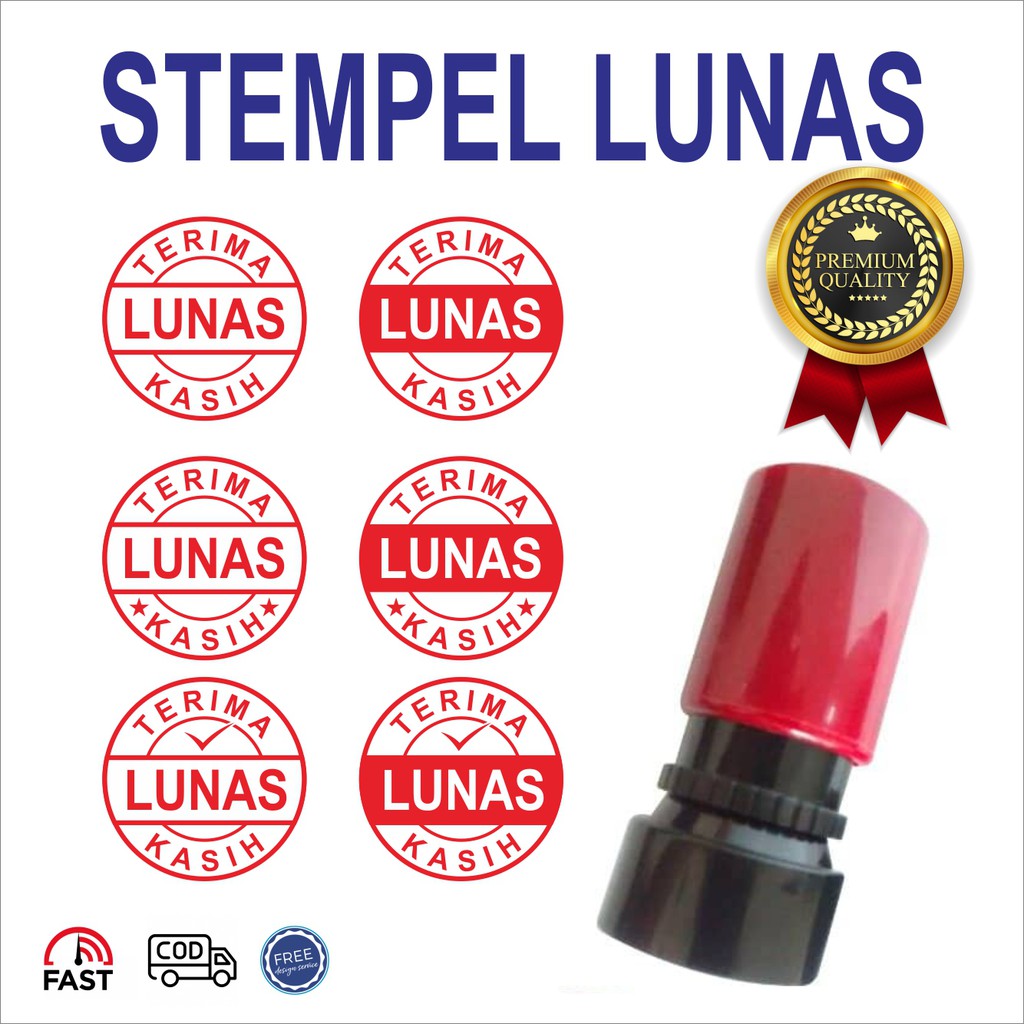 Jual Stempel Lunas Bulat Warna - Bulat 20 mm | Shopee Indonesia