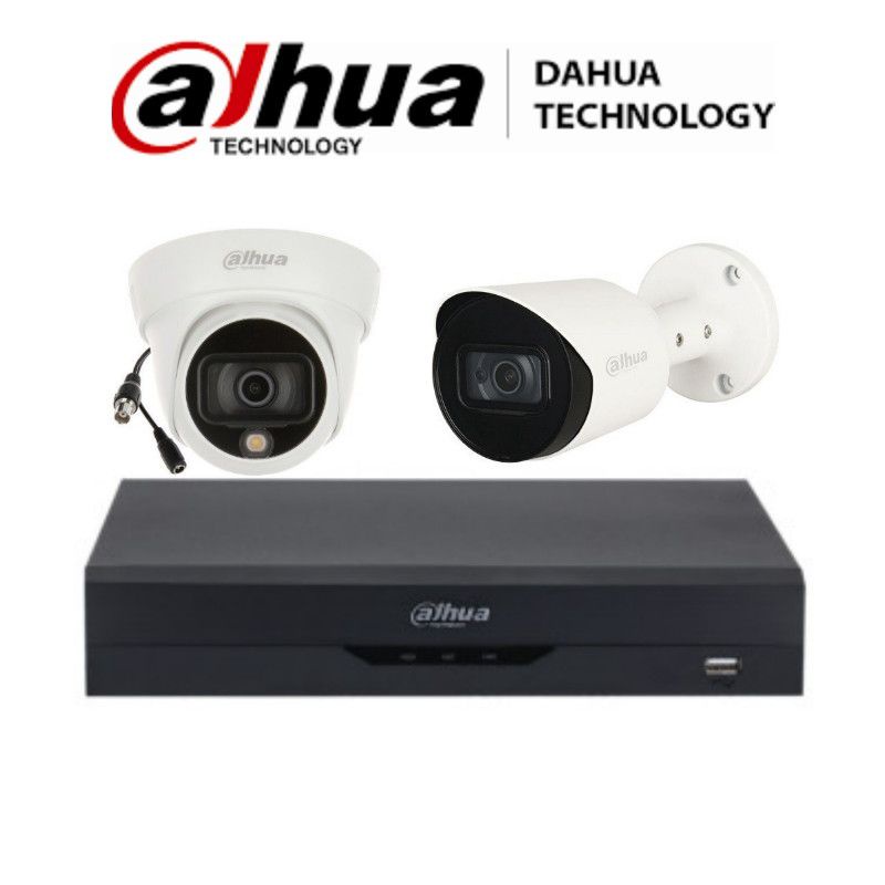 Jual Paket Cctv Dahua 8 Channel 8 Kamera 5mp ColorVu Komplit Tinggal ...